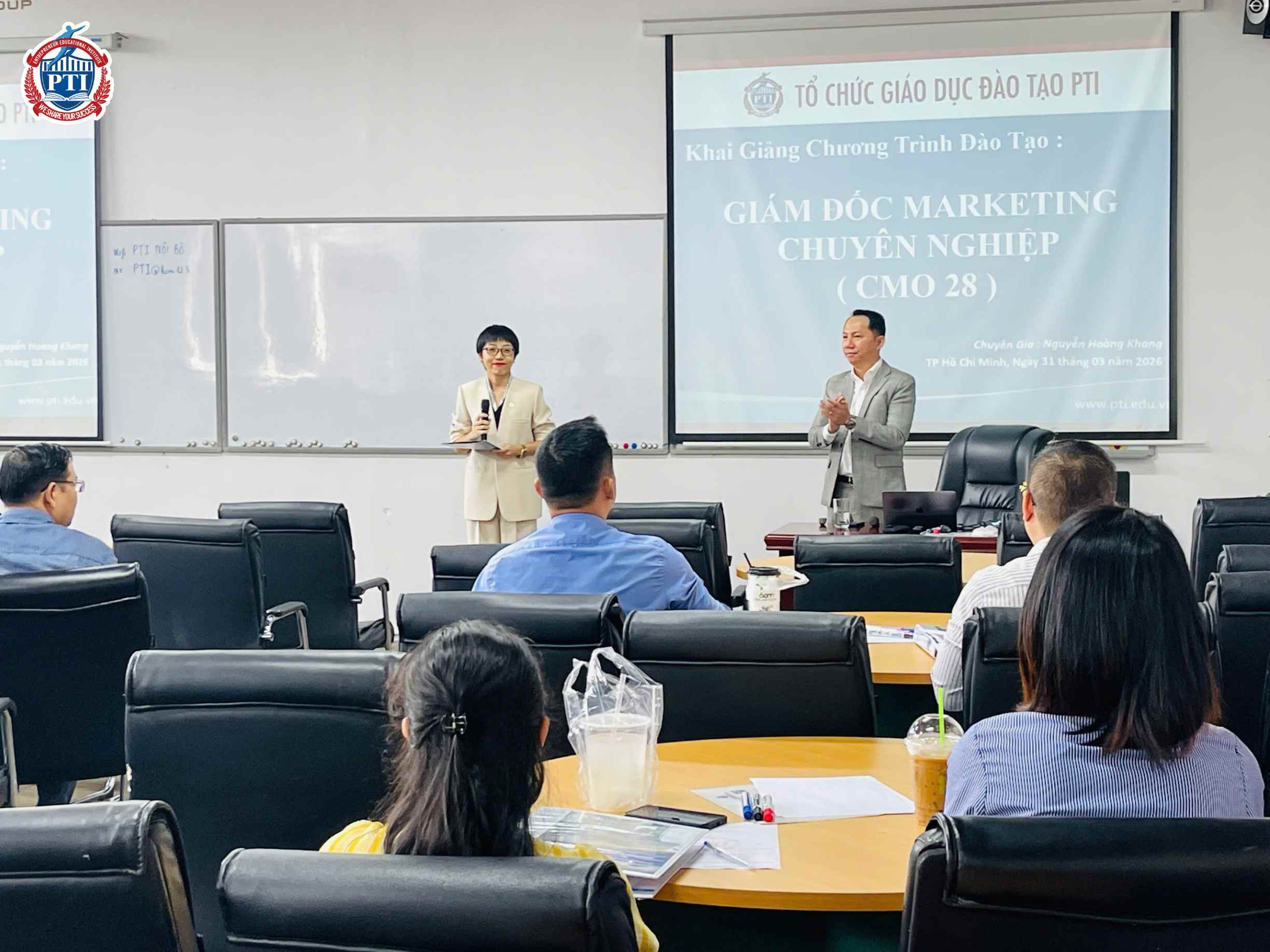 PTI HCM: Khai giảng khóa đào tạo “CMO – Giám đốc Marketing chuyên ...